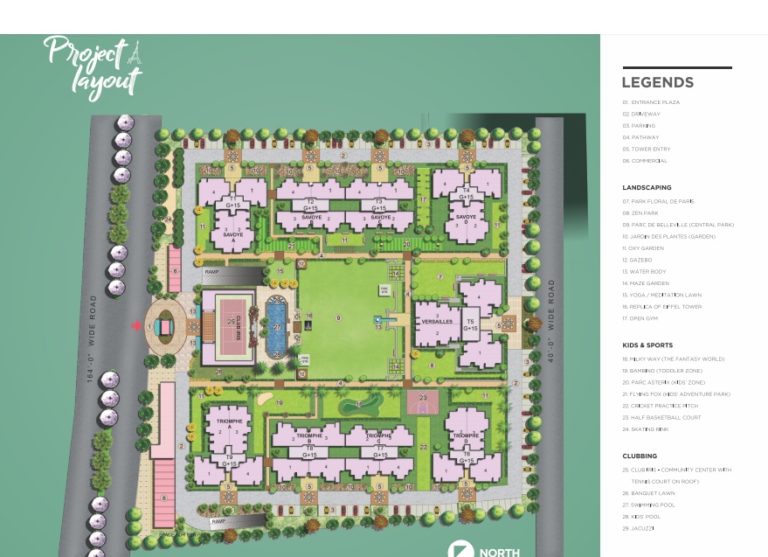 Ambika La Parisian Mohali Master Plan Layout Ambika La Parisian Ambika La Parisian Mohali Master Plan Layout Ambika La Parisian